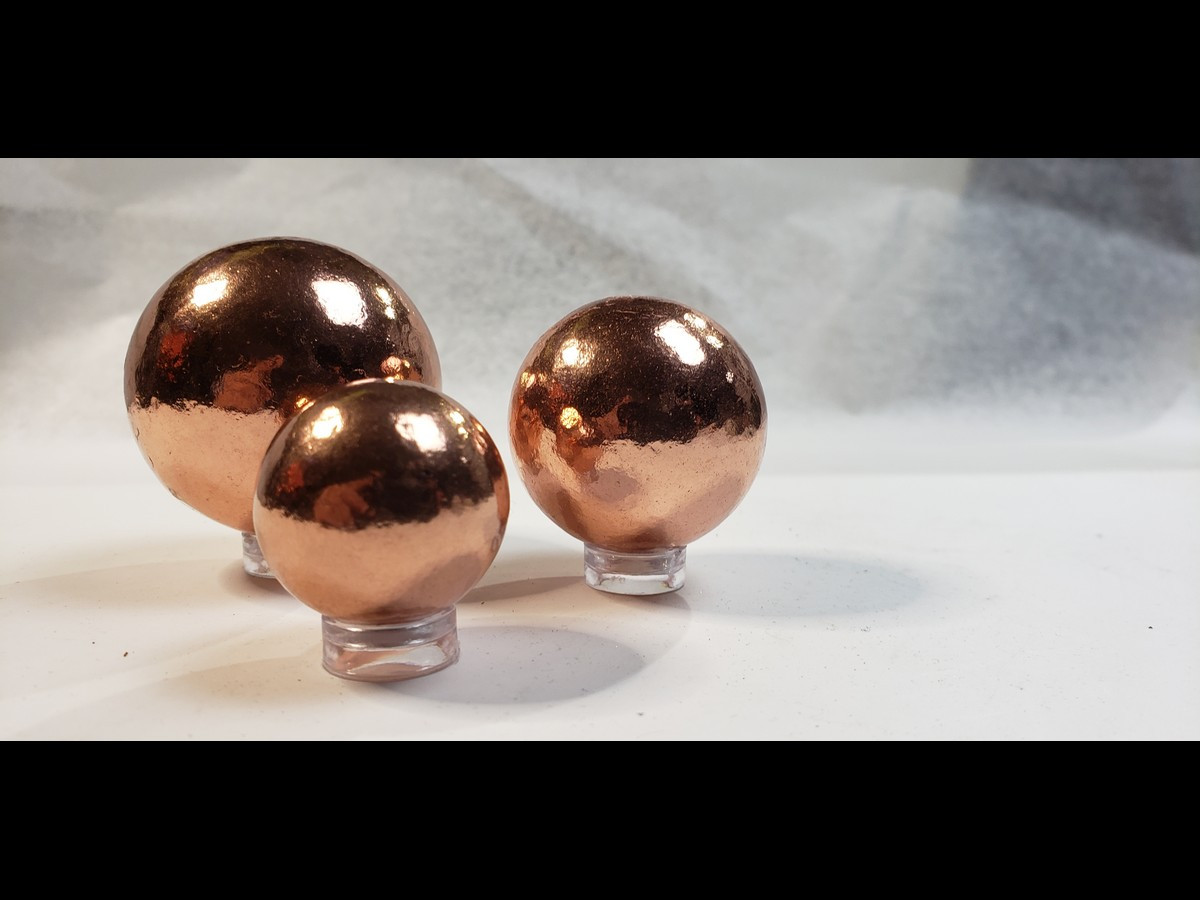 Copper Sphere Set - 3 Spheres/3 Sizes - High Polish Finish - StarStuff ...