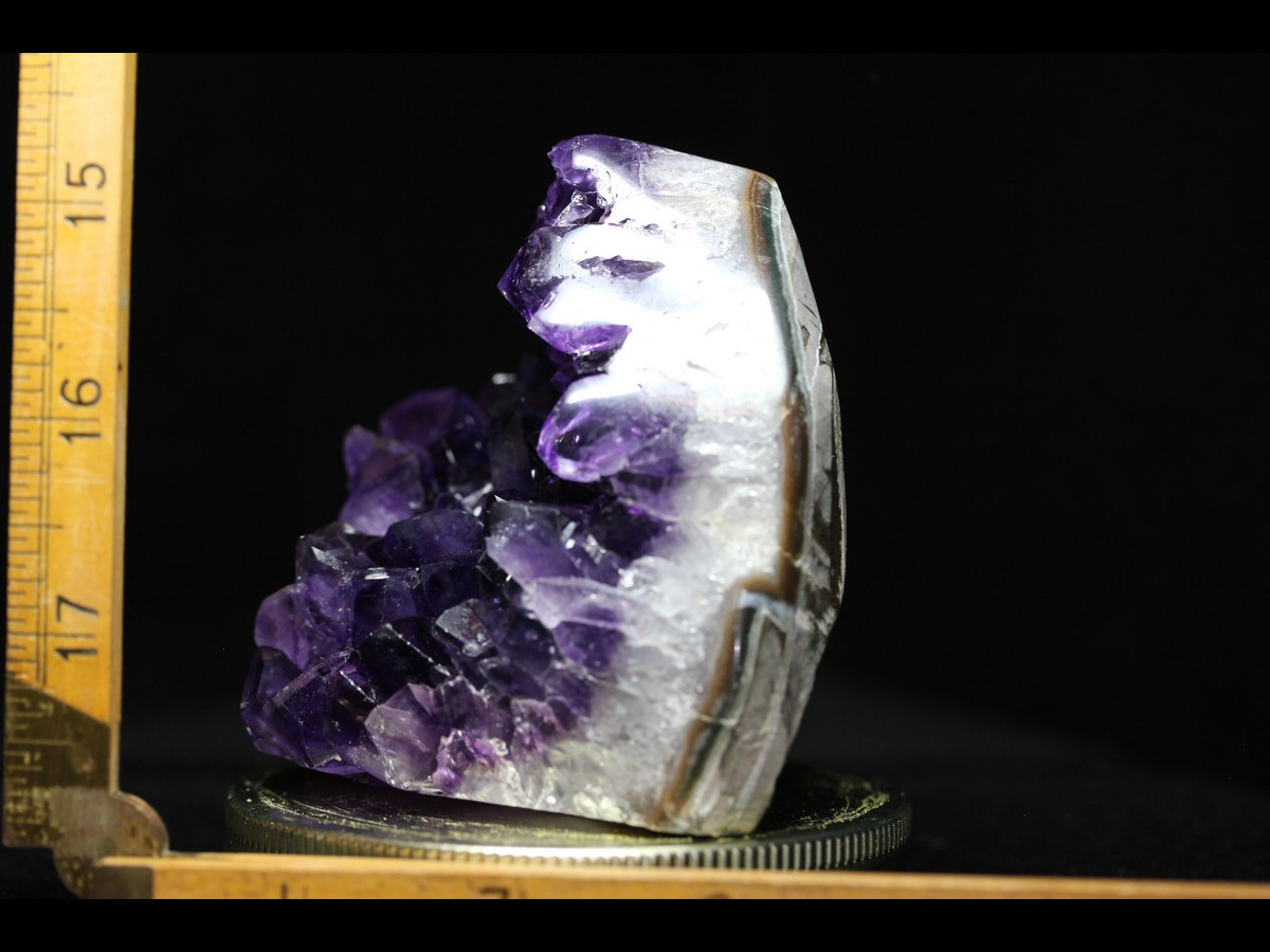Deep Royal Purple Amethyst - Agate Polished Edges - Uruguay - Nice ...