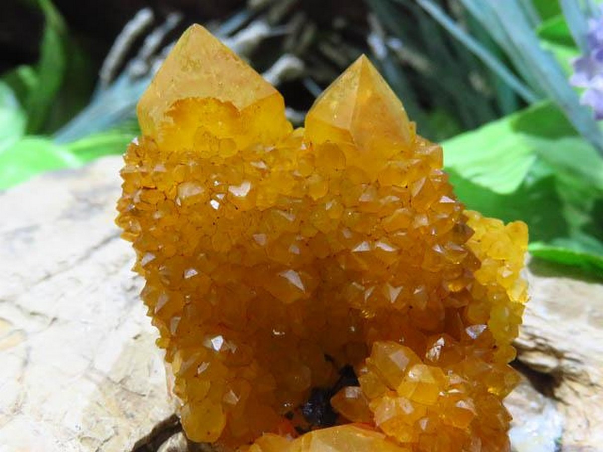 Rare Bright Orange Solar Spirit Quartz Crystal Clusters - Grab Bag ...