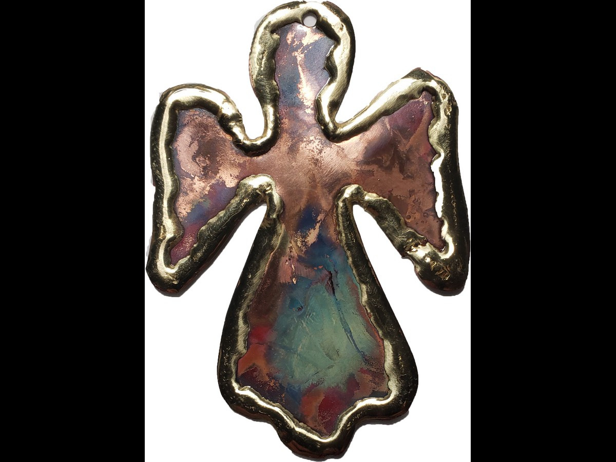 Copper Ornament - Angel - StarStuff.Rocks