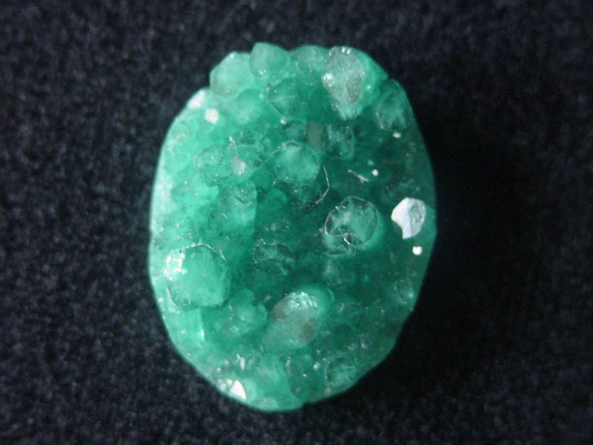 Emerald Crystal Cluster- 20.5ct - RARE CHATHAM EMERALD! - StarStuff.Rocks