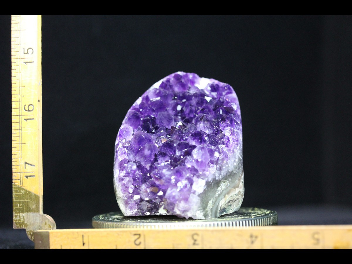 Deep Royal Purple Amethyst w/ Agate Polished Edges from Uruguay ...