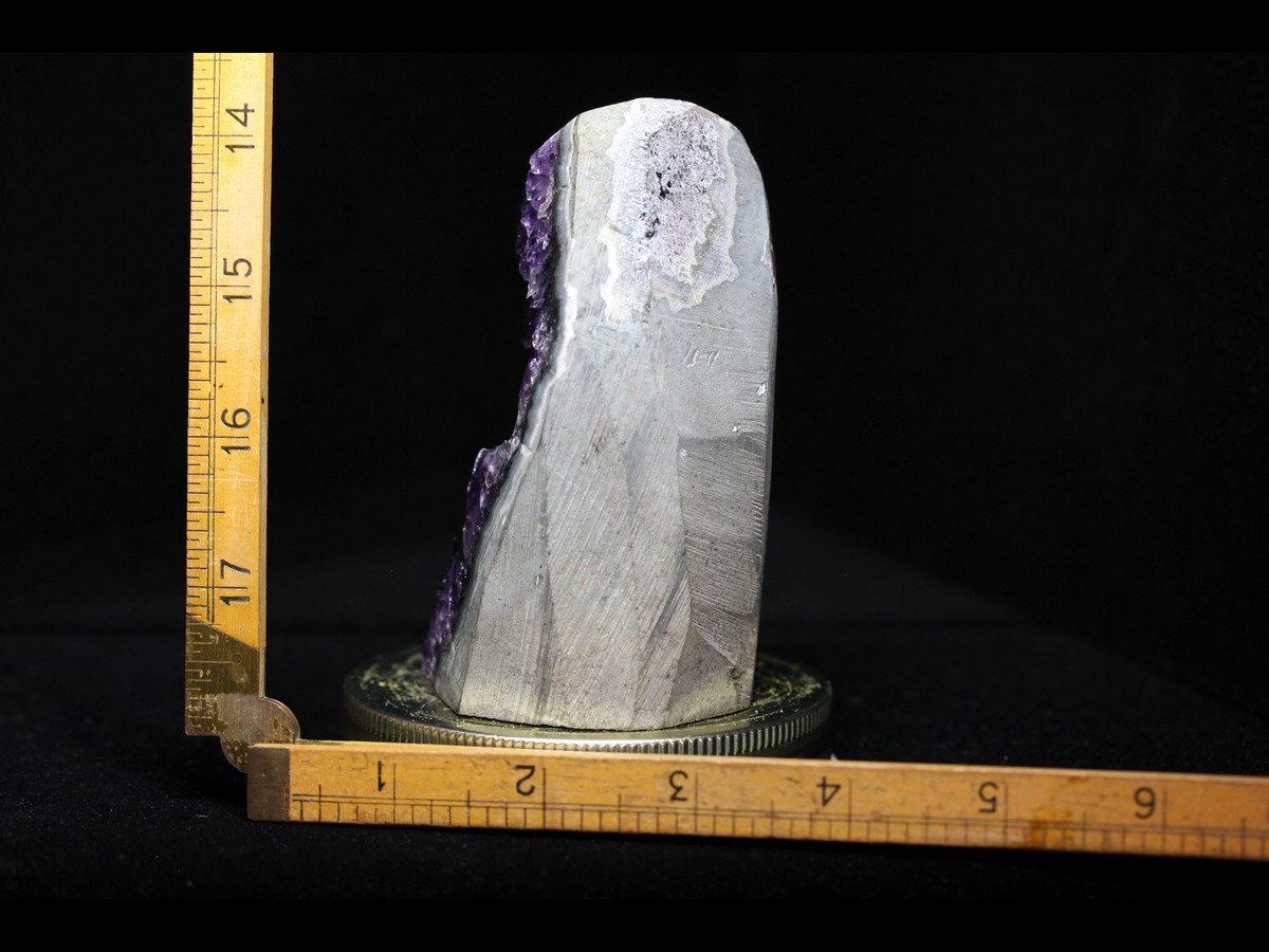 Deep Royal Purple Amethyst w/ Agate Polished Edges from Uruguay ...