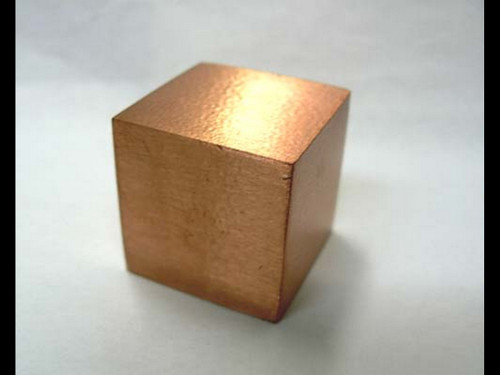1 Inch Square Solid Copper Cube - StarStuff.Rocks
