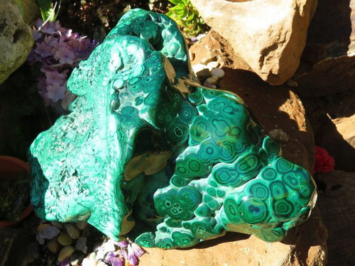 Extra Large Polished Malachite Piece - Freeform - Over 20lbs ...