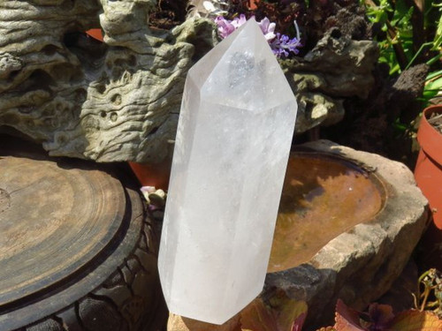 Very Tall Polished Quartz Crystal Point - StarStuff.Rocks
