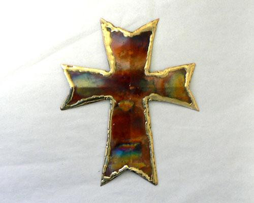 Copper Wall Cross - 4" Tall - StarStuff.Rocks