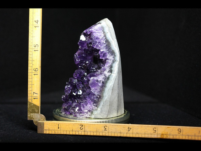 Deep Royal Purple Amethyst w/ Agate Polished Edges from Uruguay ...