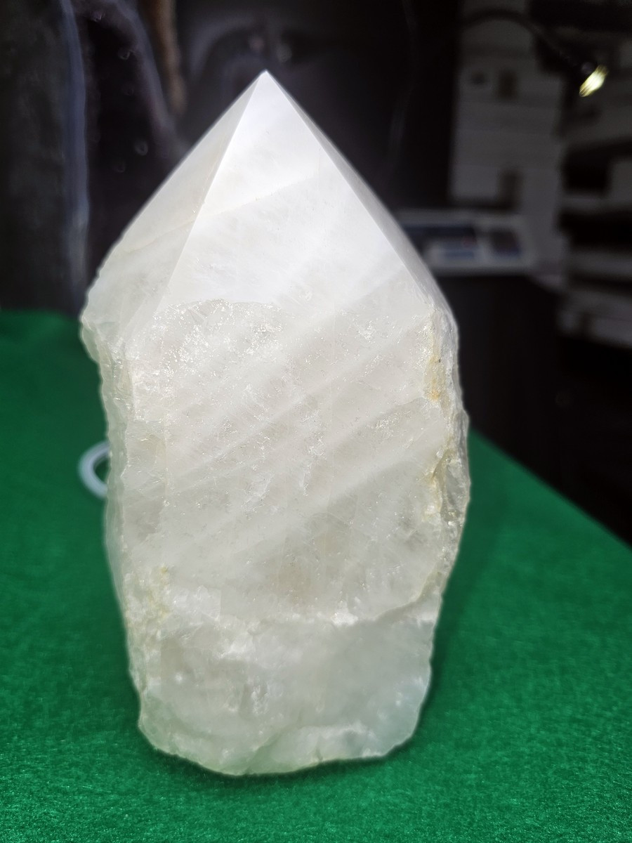 Very Tall Polished Quartz Crystal Point - StarStuff.Rocks