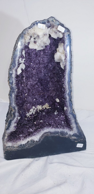 Amethyst Church Crystal Cathedral Geode - Over 14 Inches tall - with ...