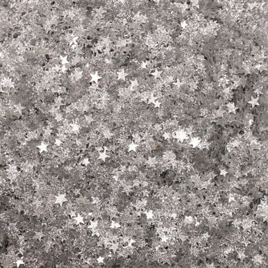 Silver Sparkle Stars