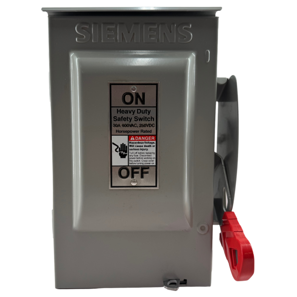 Disconnect 480 VAC Non Fused 30A HNF361R