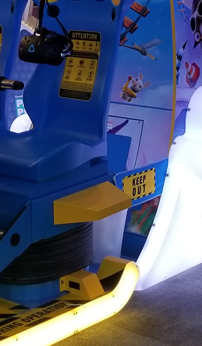 Keep out sign LEFT SIDE for Virtual Rabbids (RB1-PC-018B-R0) - LAI ...