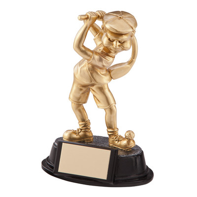 FORE! golf award comic silly and great fun prize trophy