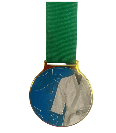 60mm Gold Karate Medal - 1stplace4trophies