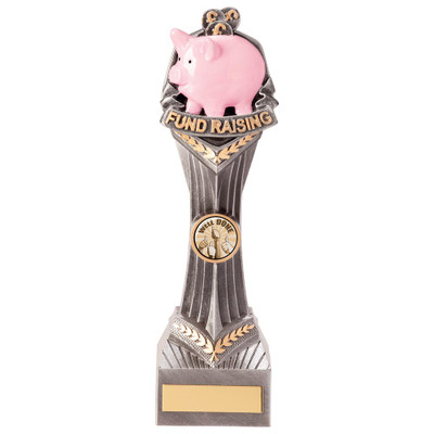 Falcon Fundraising Charity Piggy Bank Award Trophy Free Engraving ...