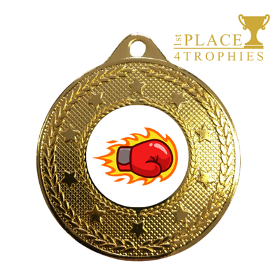 Boxing Medal Award Fist of Fury Competition Prize Personalised ...