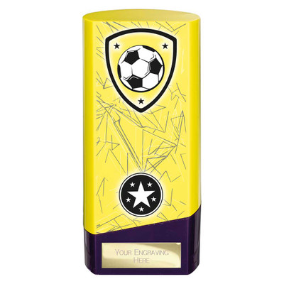 Prime Yellow Football Tower Award Football Club Trophy End of Season ...