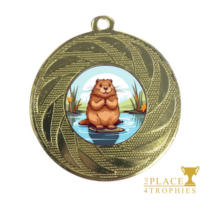 Beaver Medal International Beaver Day Prize Personalised Engraving Gift ...