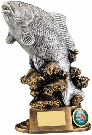 Beautiful silver fish award from 1stPlace4Trophies