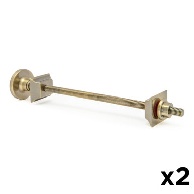 Radiator Wall Stay 265mm - Antique Brass (x2)