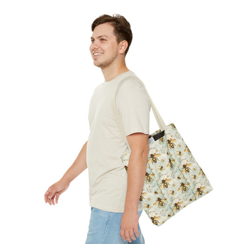 Queen Bee Cottagecore Tote Bag - 3 Sizes - Kitschy Kitchen