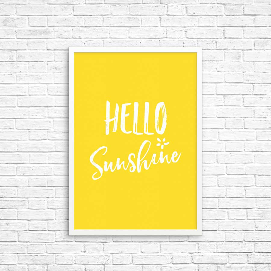 Wall Art Print - Hello Sunshine - Little Dance