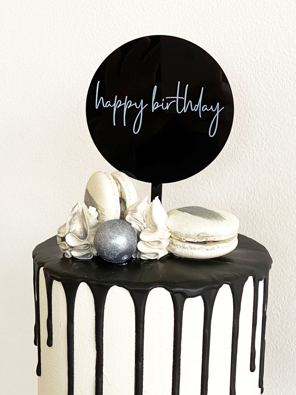 Mini Happy Birthday Cake Topper for Mini Cakes