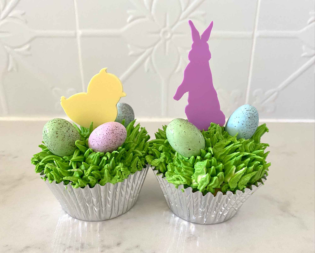 Shop 12 Pack Easter Themed Cupcake Picks