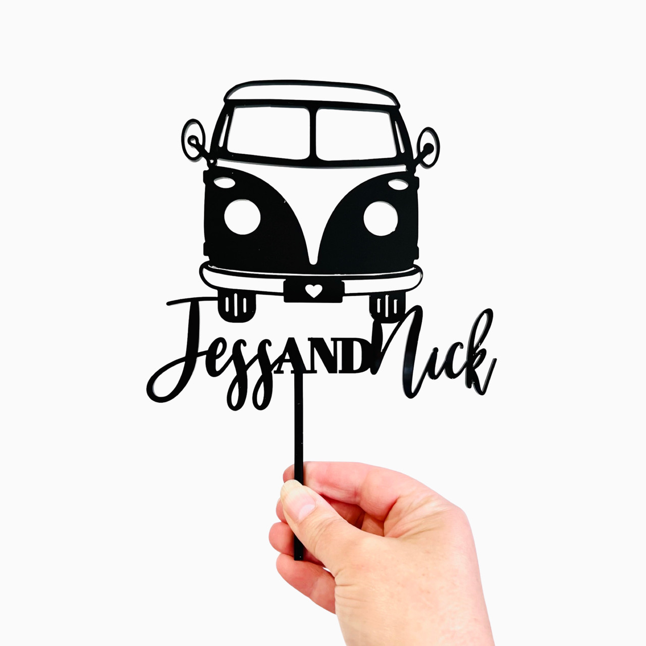 Personalised Cake Topper - Kombi Van Cake Decoration - Buy with ...