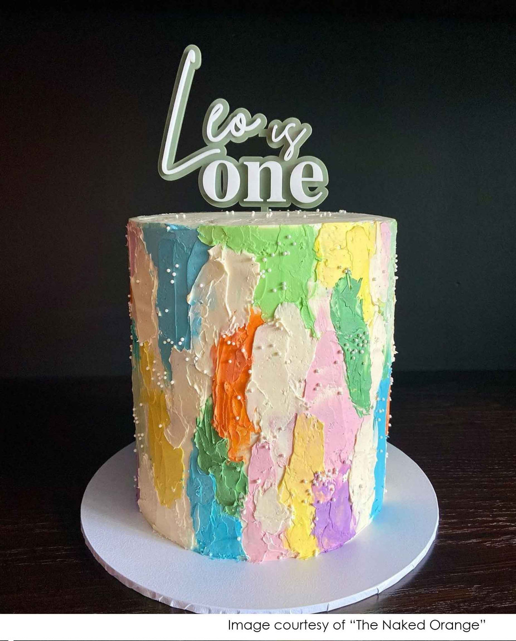 Double Layer Age Birthday Cake Topper - Double Layer Age Birthday Cake ...