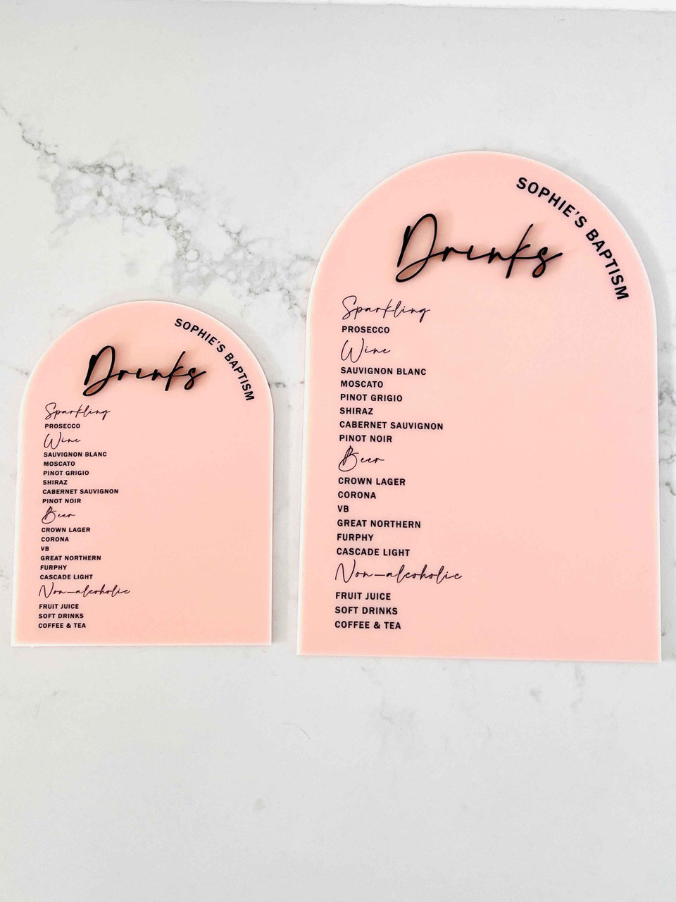 Personalised Drinks Menu | Unique Cocktail Menu | Little Dance
