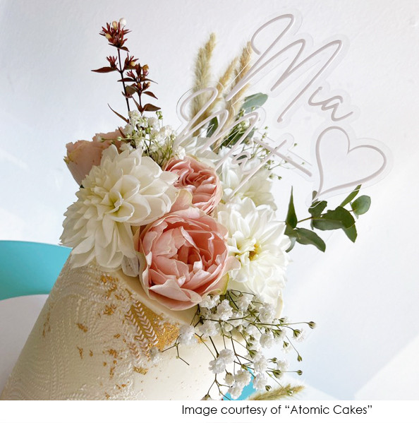 Personalised Double Layered Acrylic Cake Topper | Little Dance