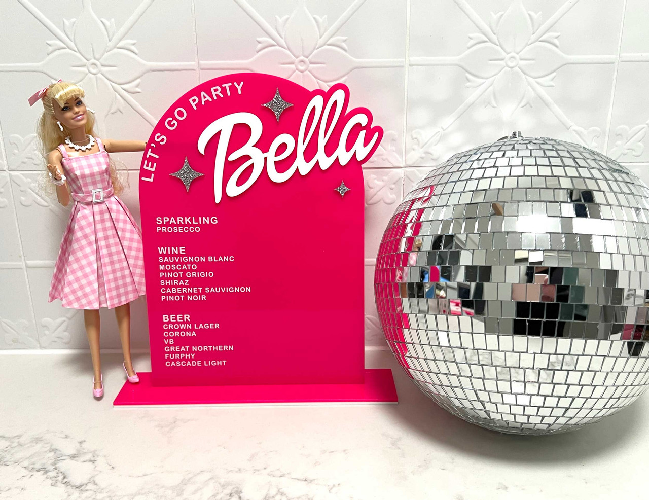 Barbie-Inspired Drinks Menu | Glittering Stars | Little Dance ...