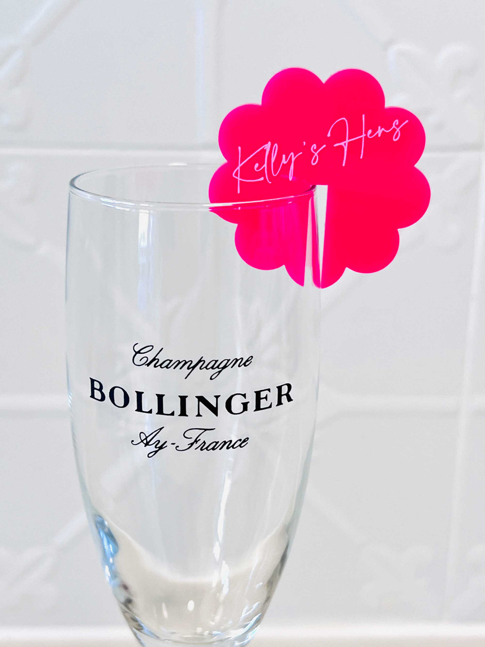 Personalised Flower-Shaped Drink Tags: Elevate Your Celebrations with ...