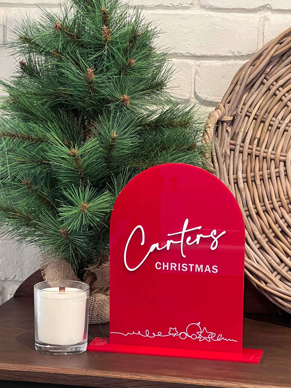 Personalised Christmas Family Sign - Little Dance