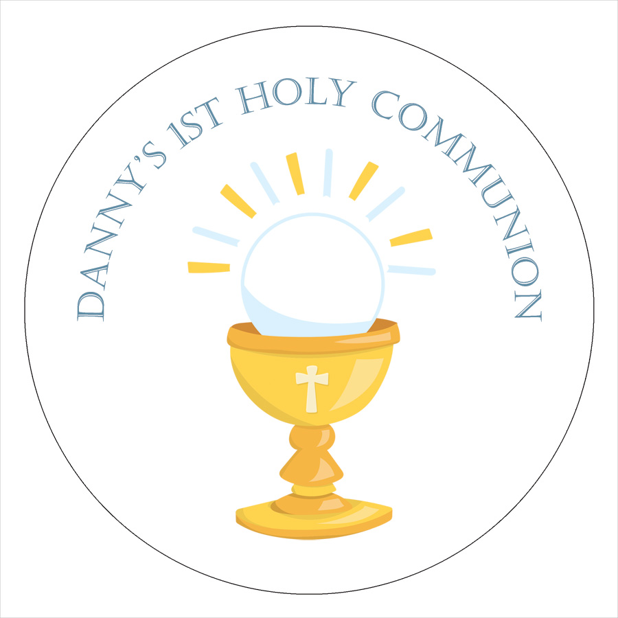 First Holy Communion Cake Edible Image - Chalice
