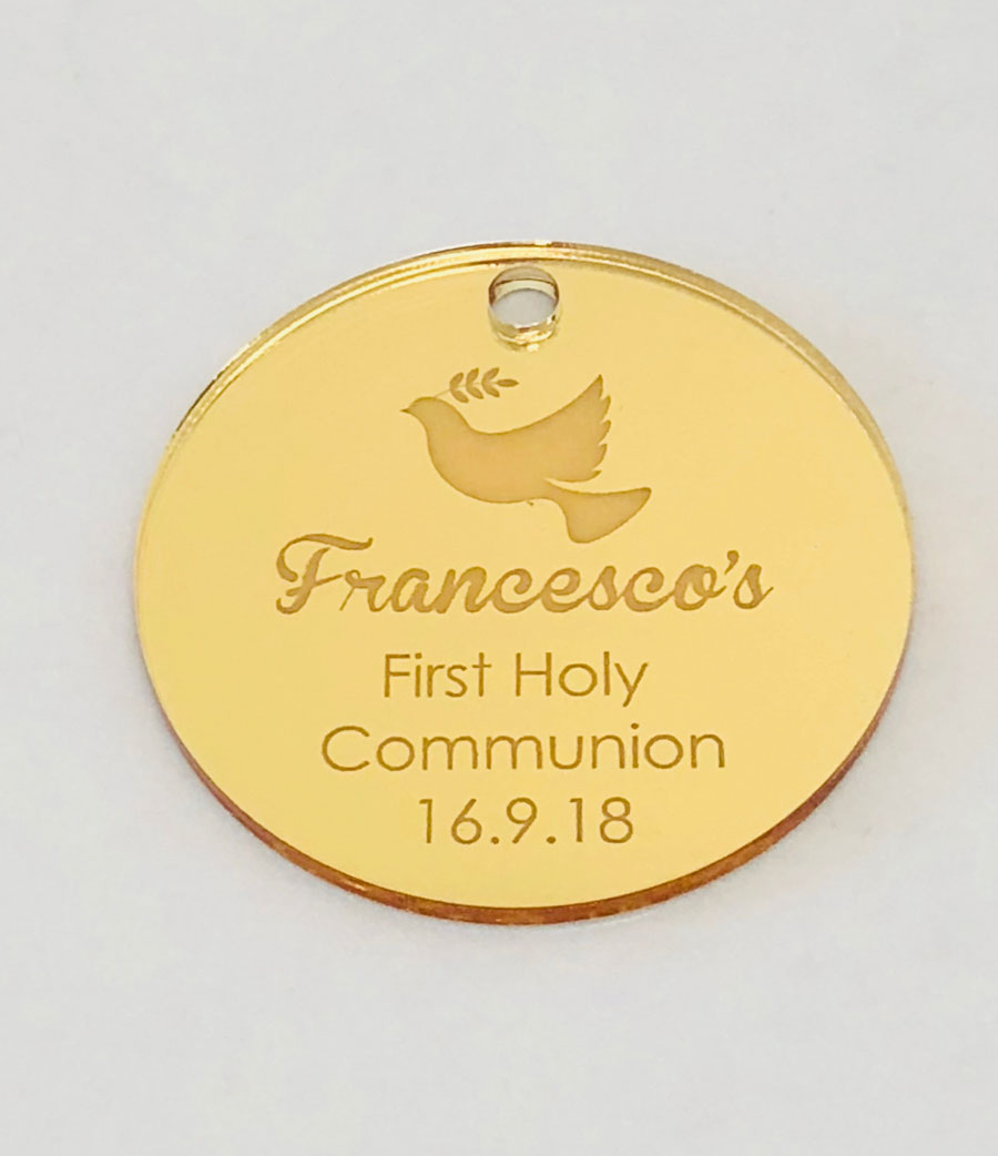 Personalised First Holy Communion Engraved Gift Tags - First Holy ...