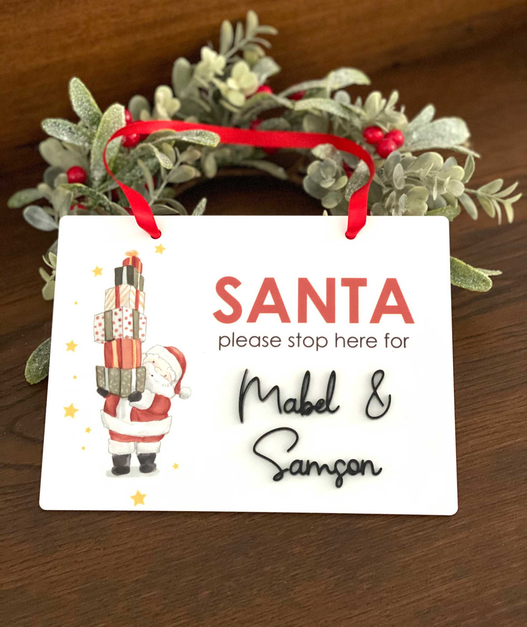 Creating Unforgettable Memories - Starting with a Santa Stop Here Sign ...