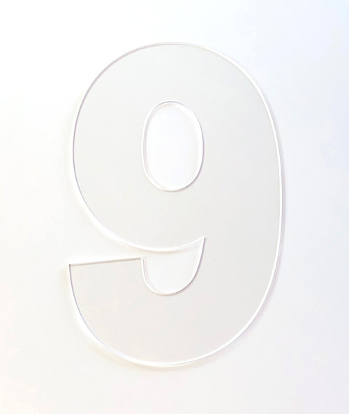 Number 9 Cookie Cake Template - Large Number 9 Acrylic Laser Cut Letter ...