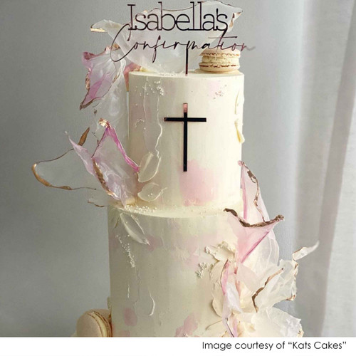Personalised Confirmation Cake Topper