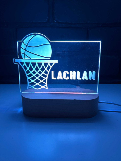 Basketball LED Nightlight | Slam Dunk Bedroom Decor