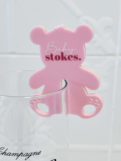 Personalised Teddy Bear Drink Tags - Customisable for Events
