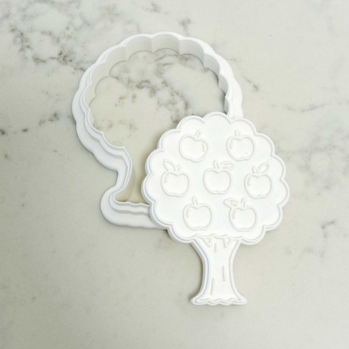 Apple Tree Cookie Stamp and Cutter Set | Orchard Theme Debosser